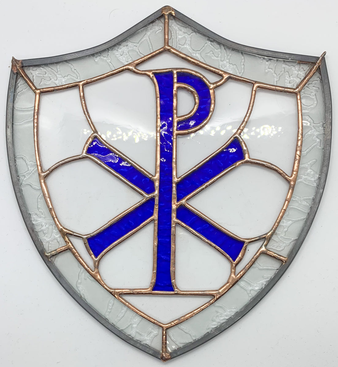 Chi Rho Panel $95 – Adams’ Glass Studio