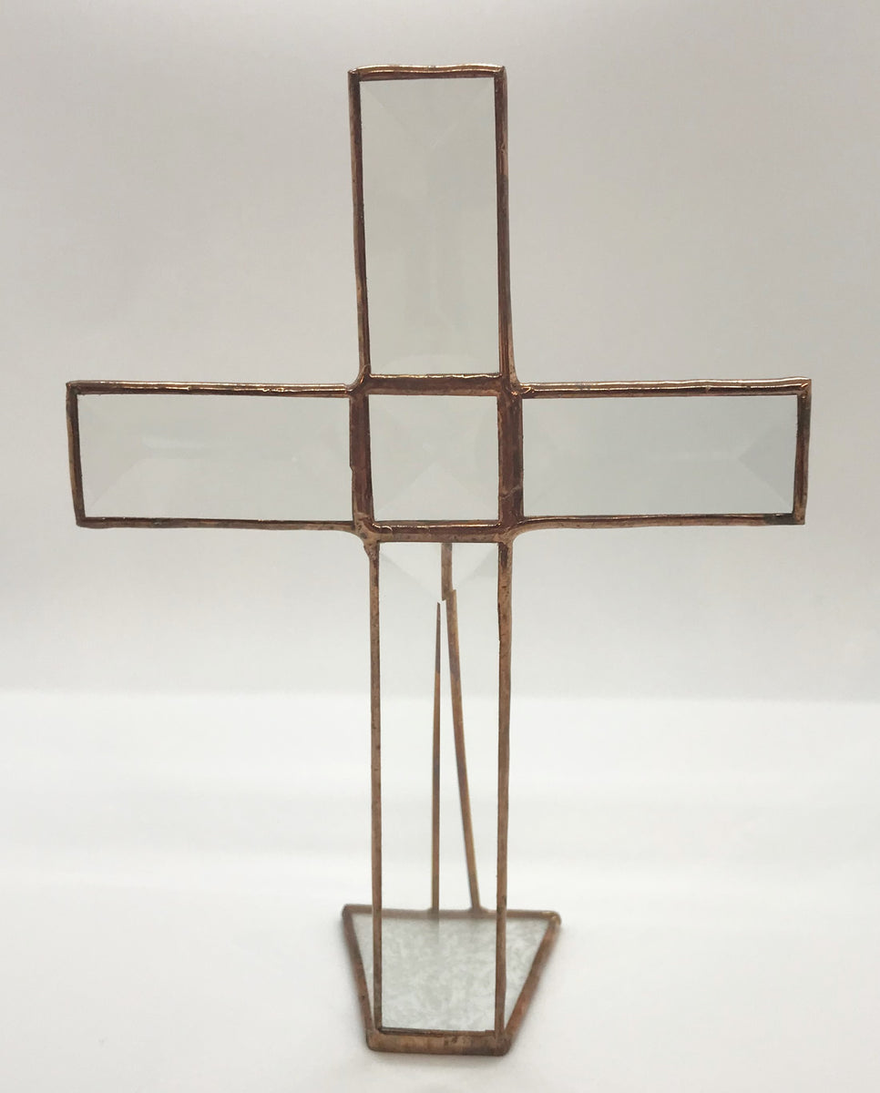 Beveled Cross – Adams’ Glass Studio