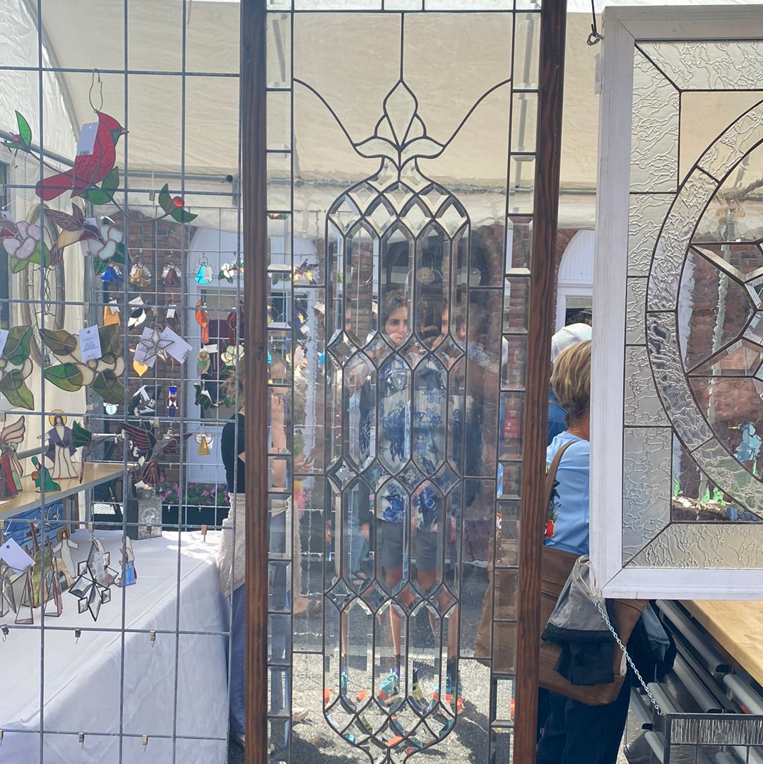 22 X 70 Clear Bevel Panel – Adams’ Glass Studio