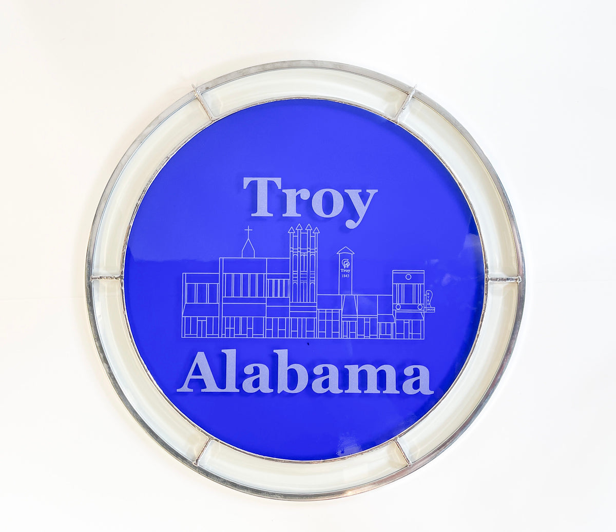 20 in City of Troy Panel – Adams’ Glass Studio